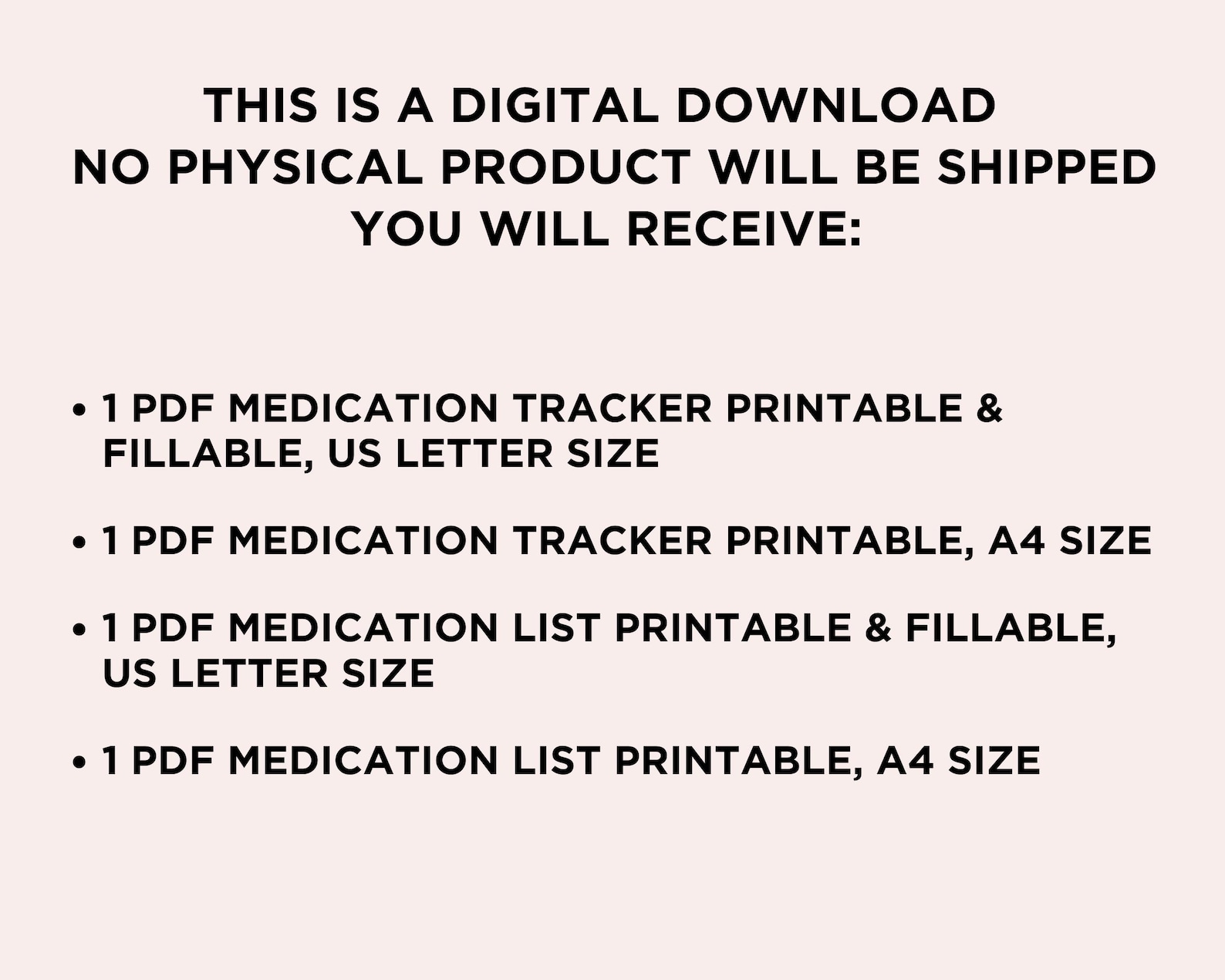 Editable Monthly Medication Tracker, Printable Prescription Tracker ...