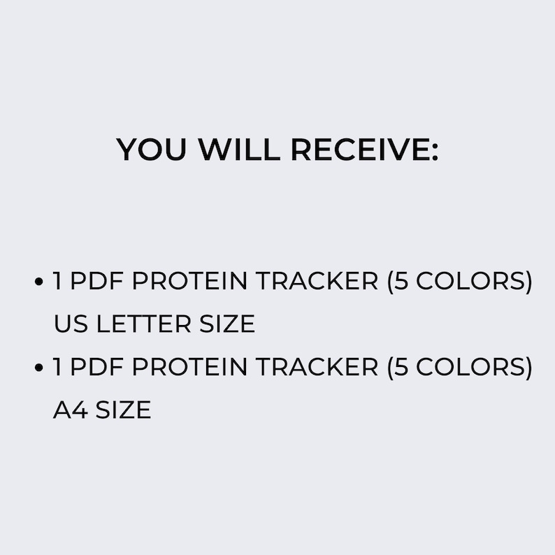 Protein Tracker Printable, Weekly Protein Tracker, Macro Tracker, Food ...