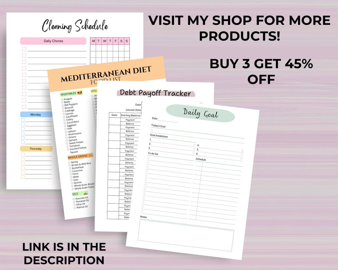 Spending Tracker Printable - Yearly Journal Page - Finance Tracker ...