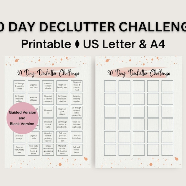 30 Day Declutter Challenge - Etsy UK
