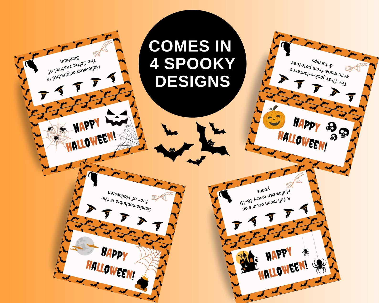 Halloween Treat Bag Topper Printable, Snack Bag Treat Label, Classroom ...