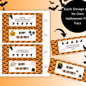 Halloween Treat Bag Topper Printable, Snack Bag Treat Label, Classroom ...
