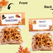 Thanksgiving Treat Bag Topper, Printable Snack Bag Treat Label, Gift ...