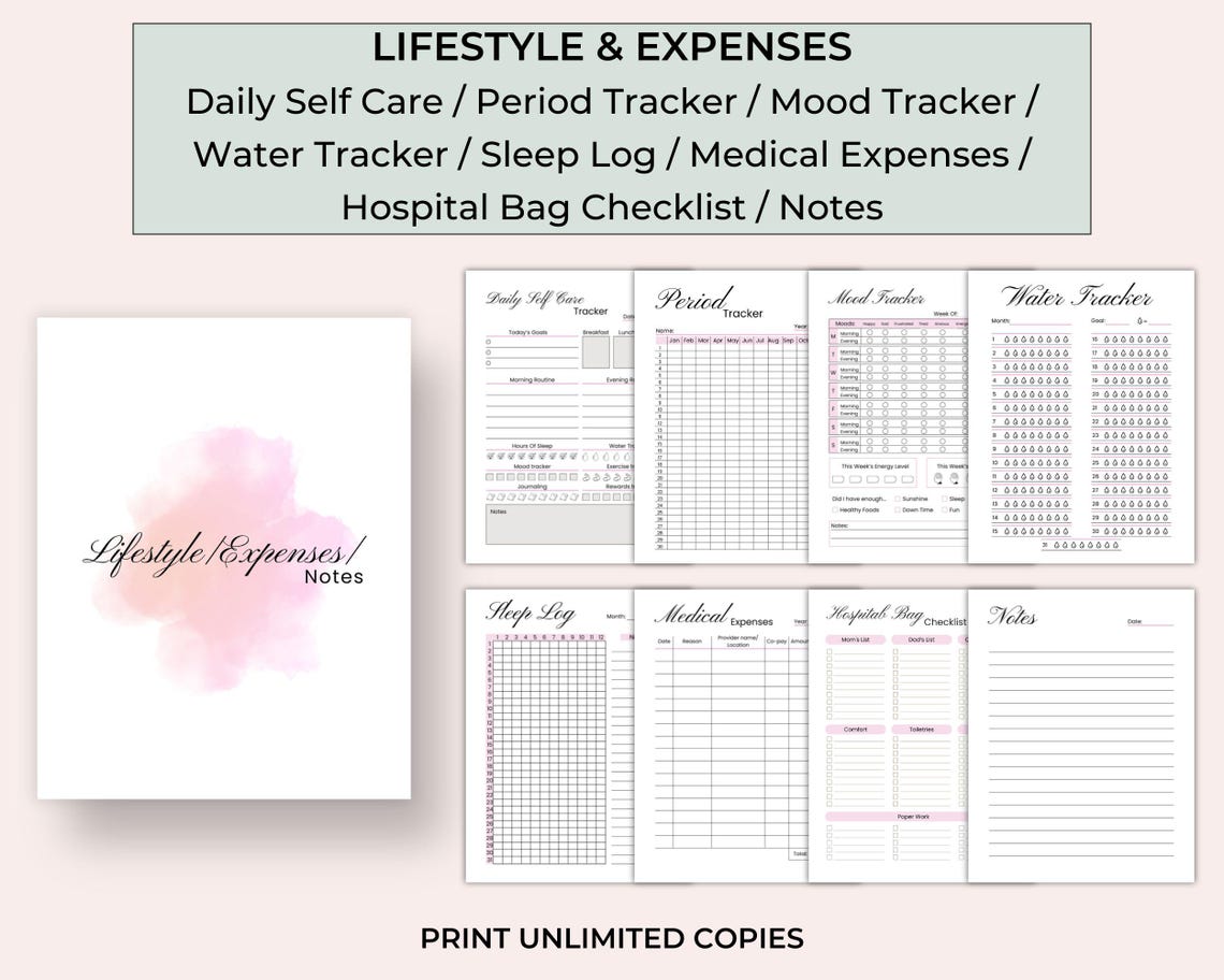 Printable Medical Binder, Medical Planner, Family Health Binder ...