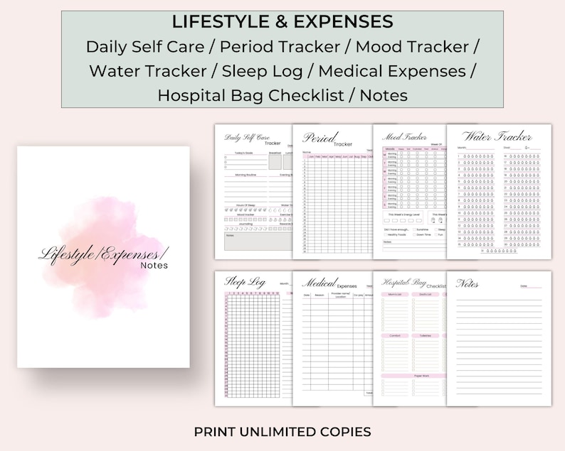 Printable Medical Binder, Medical Planner, Family Health Binder ...