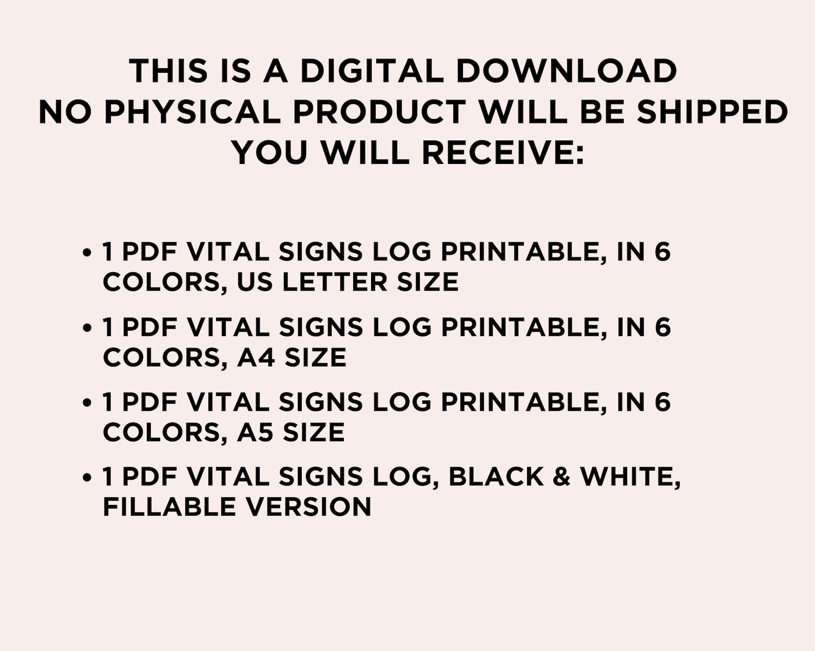 Editable & Printable Vital Signs Chart, Vital Signs Log, Nursing ...