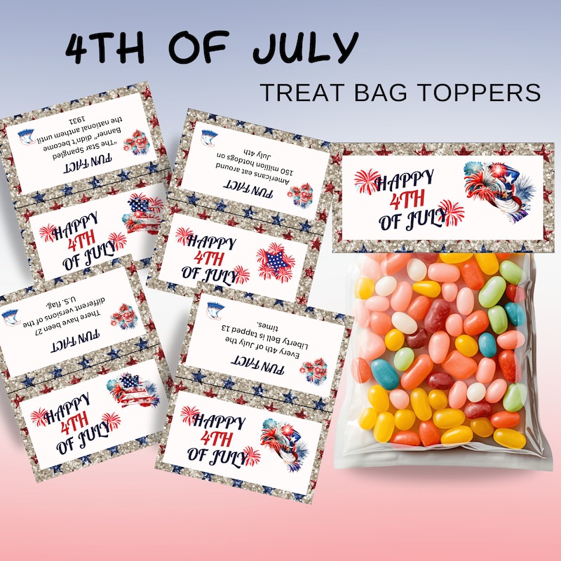 Treat Bag Toppers - Etsy