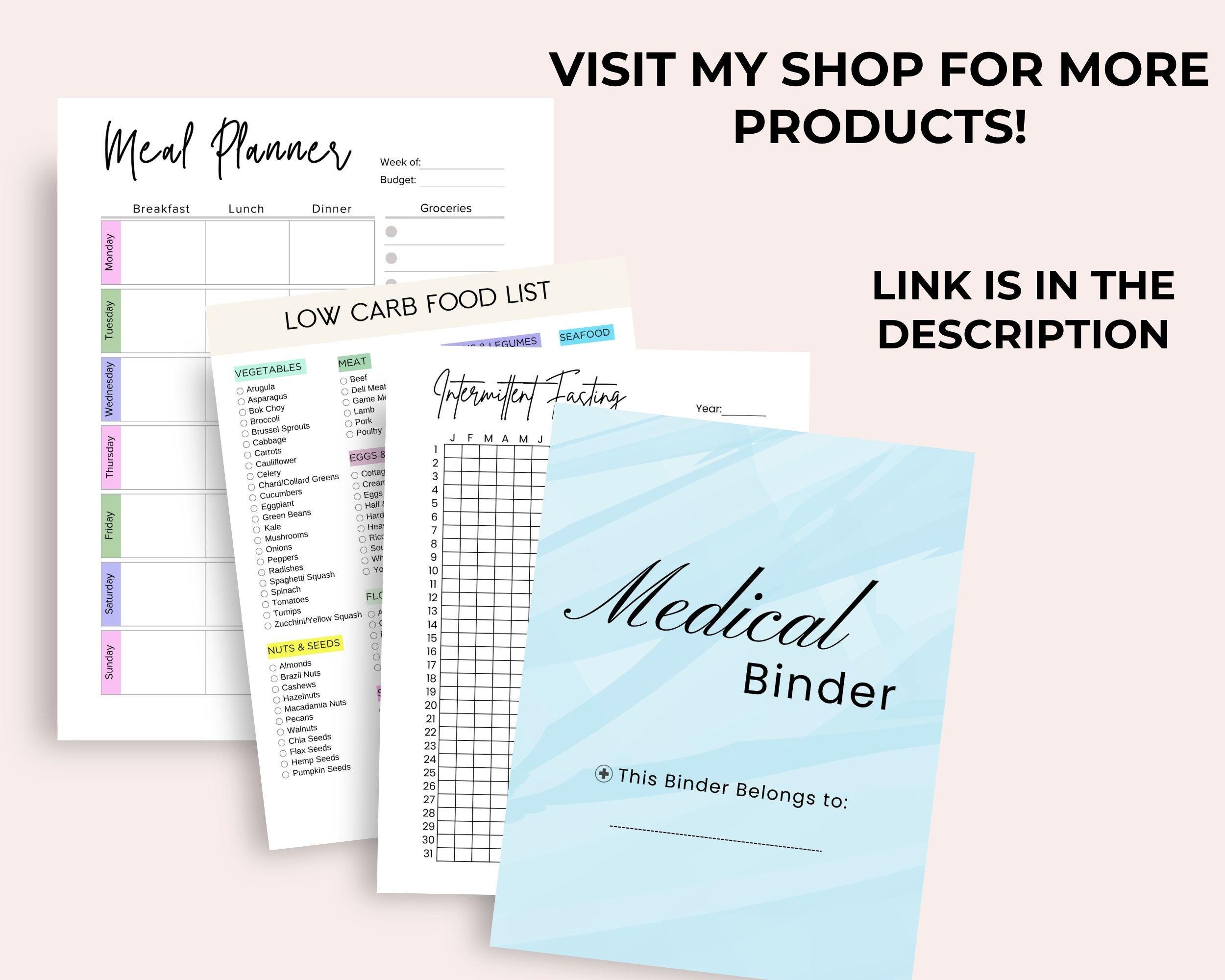 Editable Lab Results Tracker - Printable Lab Work Log - Monitor Lab ...
