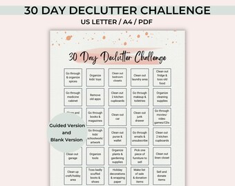 30 Day Declutter Challenge - Etsy