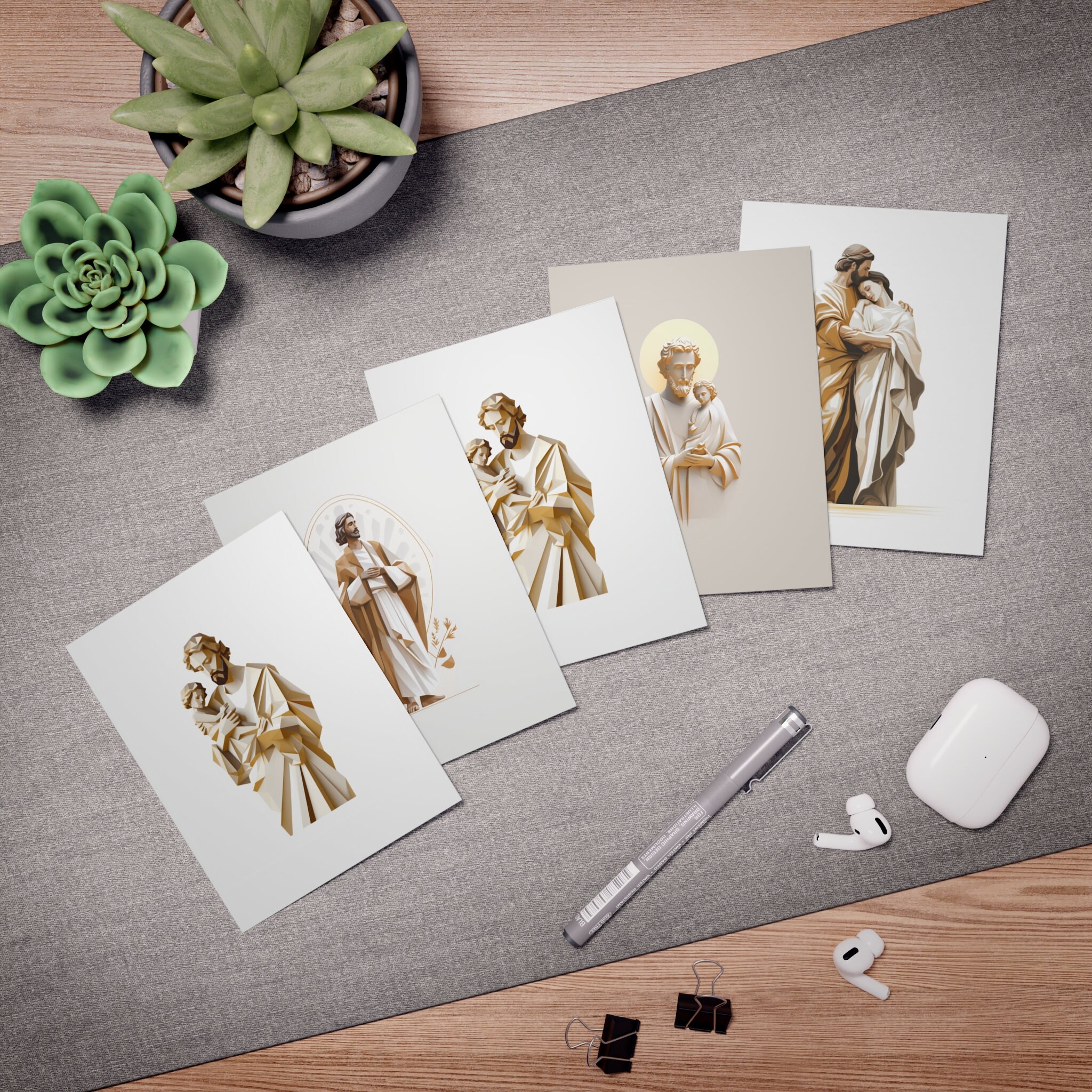 St.joseph Father's Day Cards 5-pack for Dad, Husband, Grandpa, Son 2 - Etsy