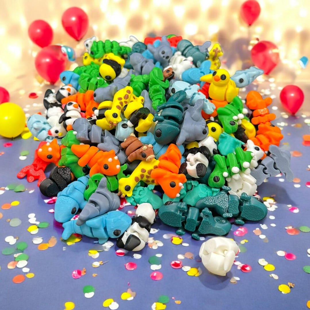 Birthday Party Favors, 3d Printed Party Favors, 3d Printed Birthday ...