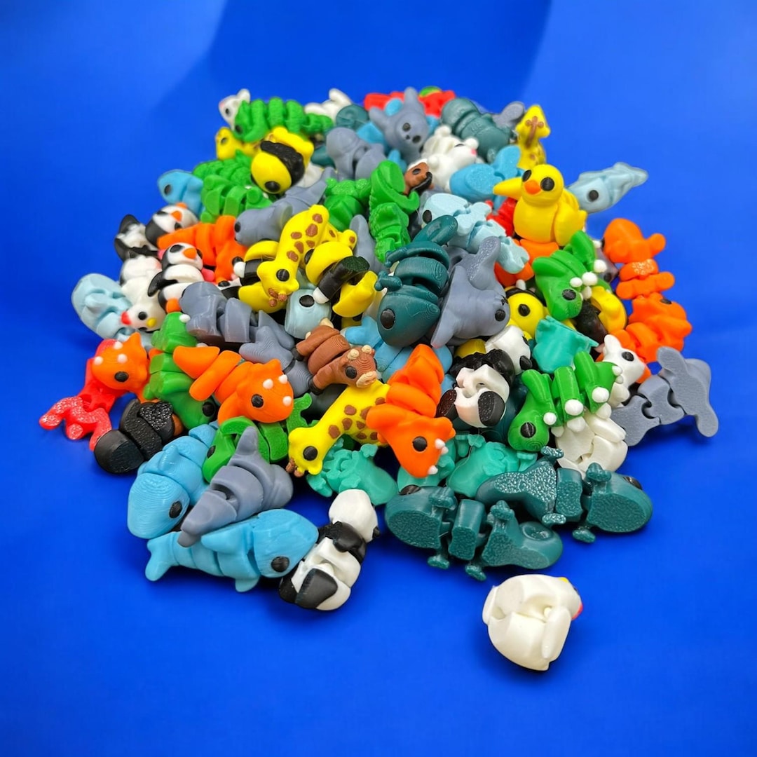 Mini Articulated Fidget Animals – Gumball Machine Prizes, Easter Egg ...