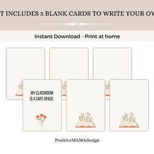 Teacher Affirmation Cards Printable, Back to School Gift, Teacher ...