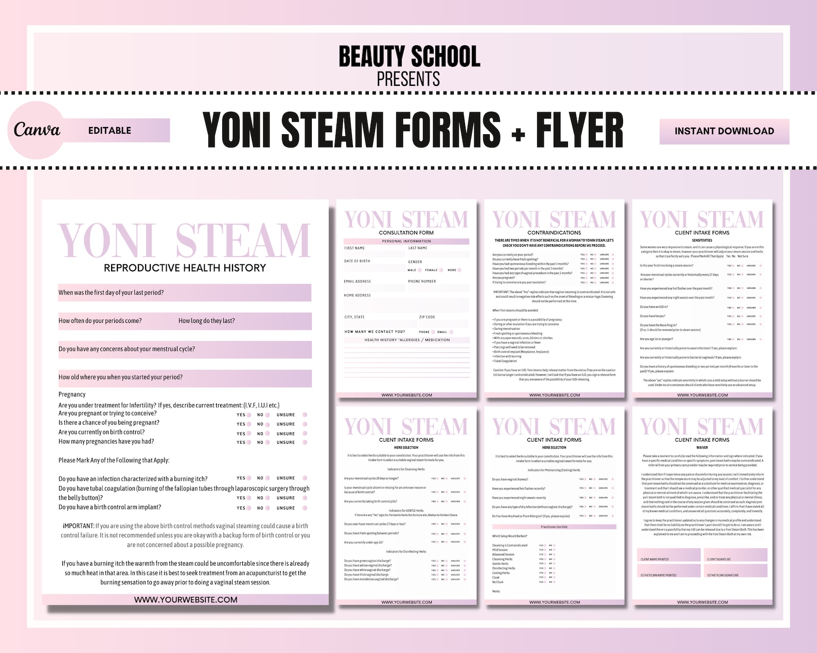 Yoni Forms, V Steam Forms, Yoni Practitioner, Yoni Care, Yoni Consent ...