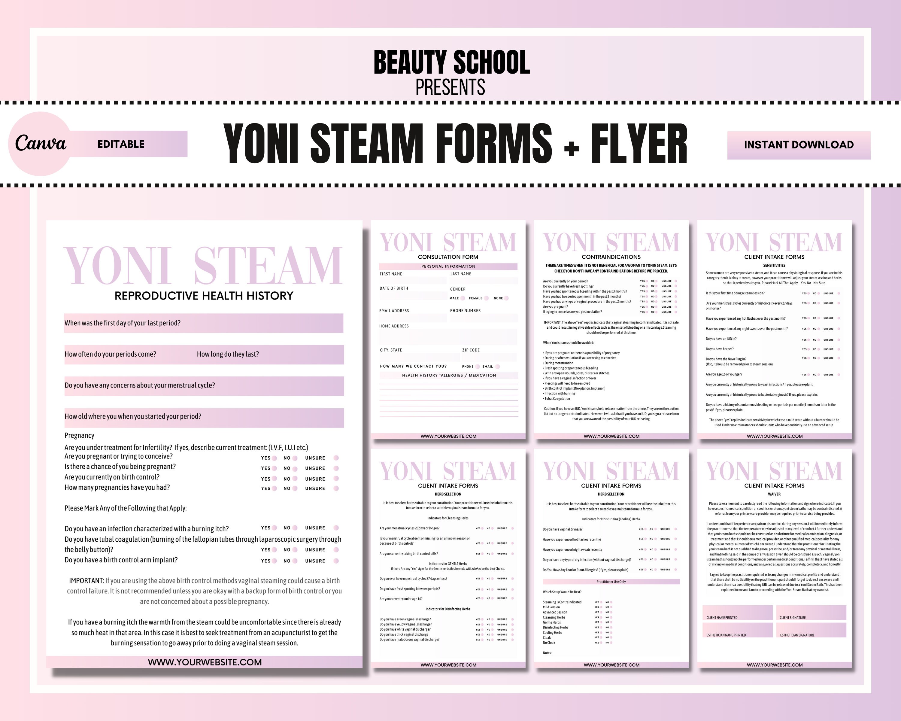 Yoni Forms, V Steam Forms, Yoni Practitioner, Yoni Care, Yoni Consent ...