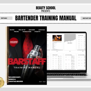 Bartender Training Manual, Bar Staff, Standard Operating Procedures for ...
