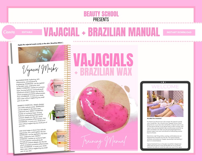 Vajacials, Vajacials Training Manual Including Brazilian Wax, Vajacial ...