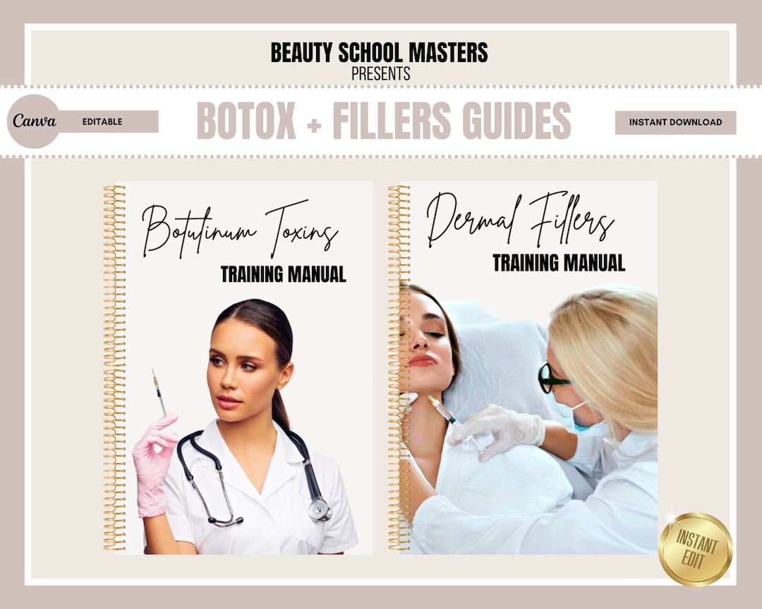 Botox & HA Fillers Training Manuals, Cosmetic Injections Training ...