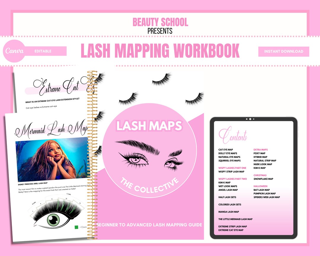Lash Mapping for Lash Techs, Lash Maps, Eyelash Extensions Lash Mapping ...