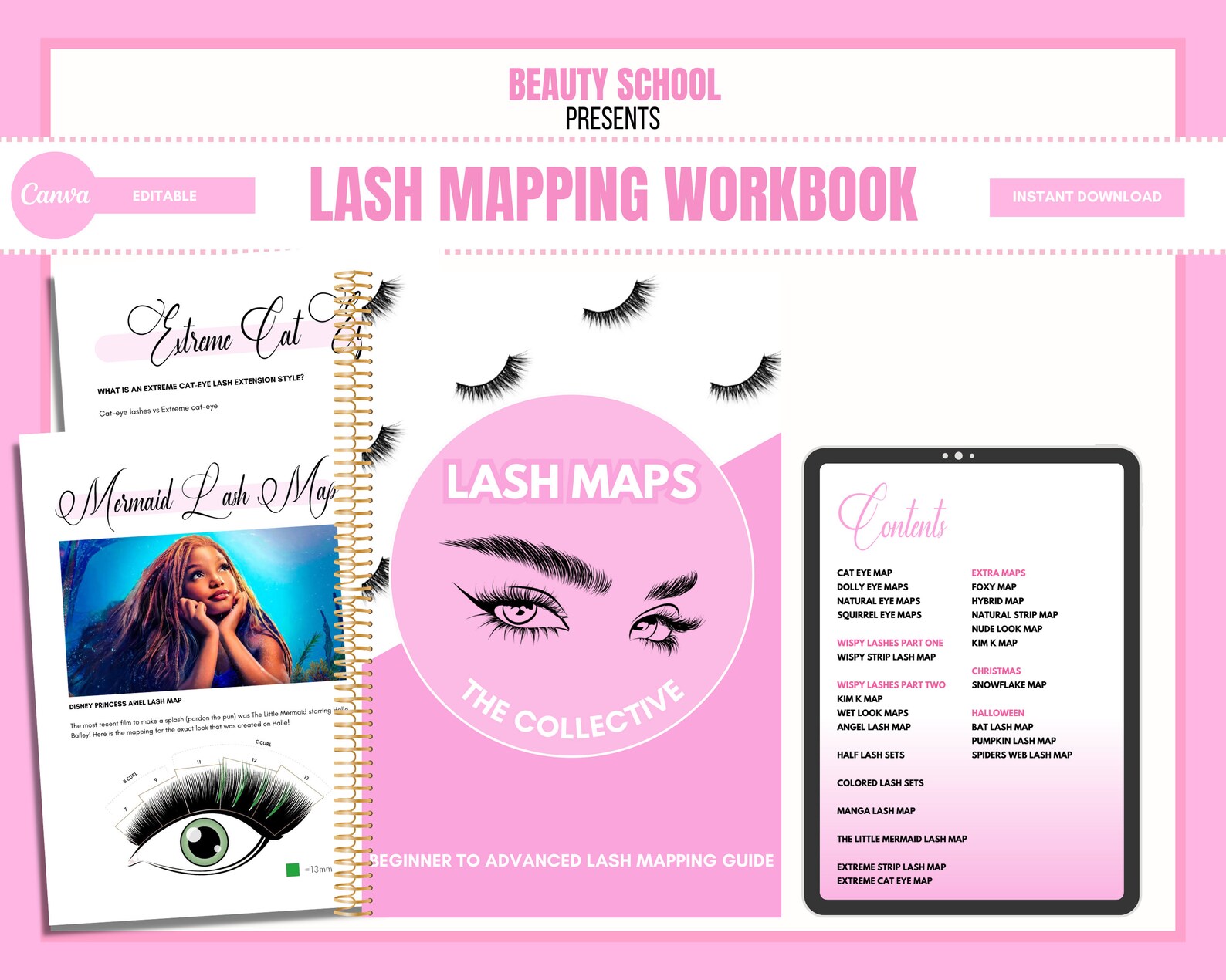 Lash Mapping for Lash Techs, Lash Maps, Eyelash Extensions Lash Mapping ...