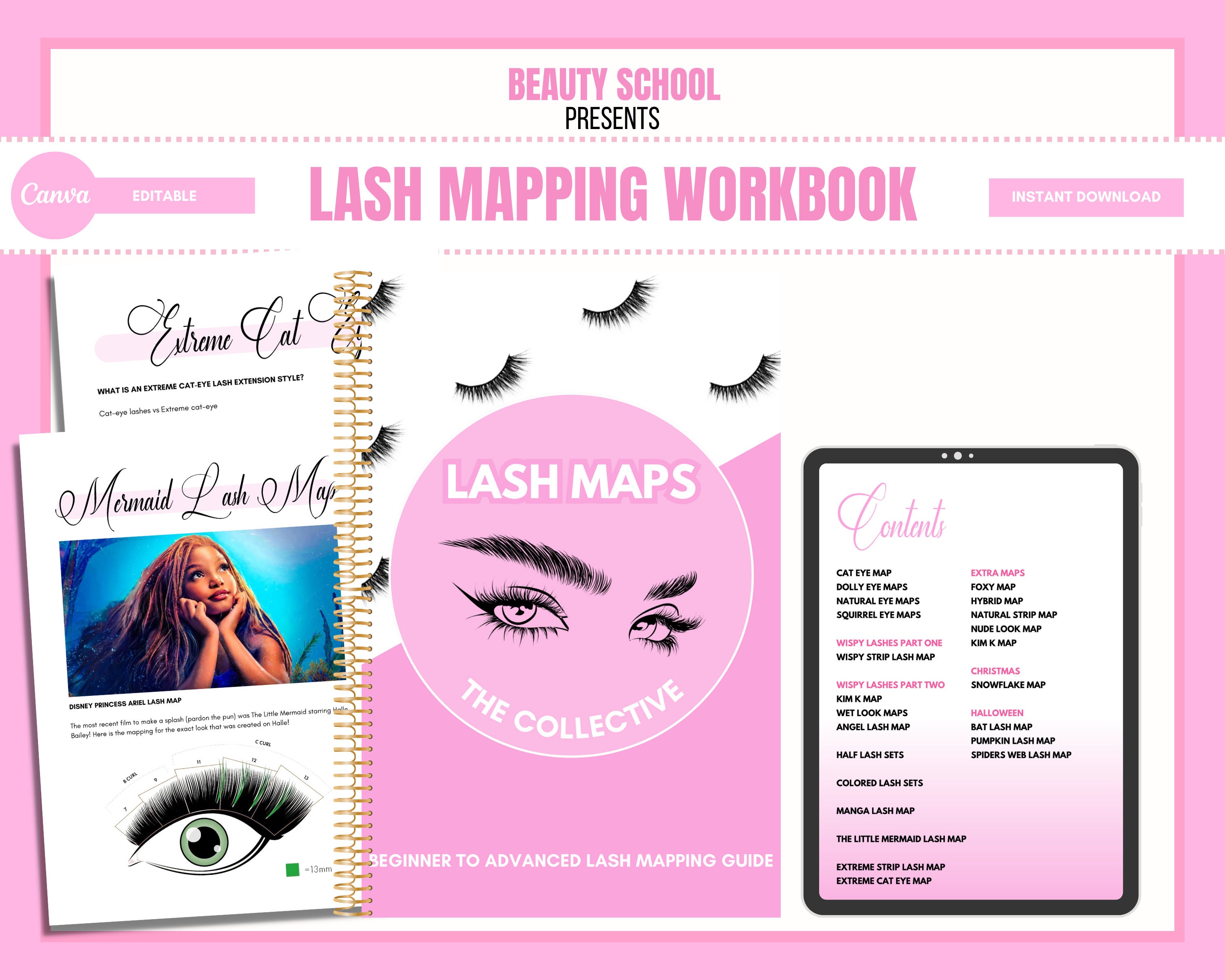 Lash Mapping for Lash Techs, Lash Maps, Eyelash Extensions Lash Mapping ...