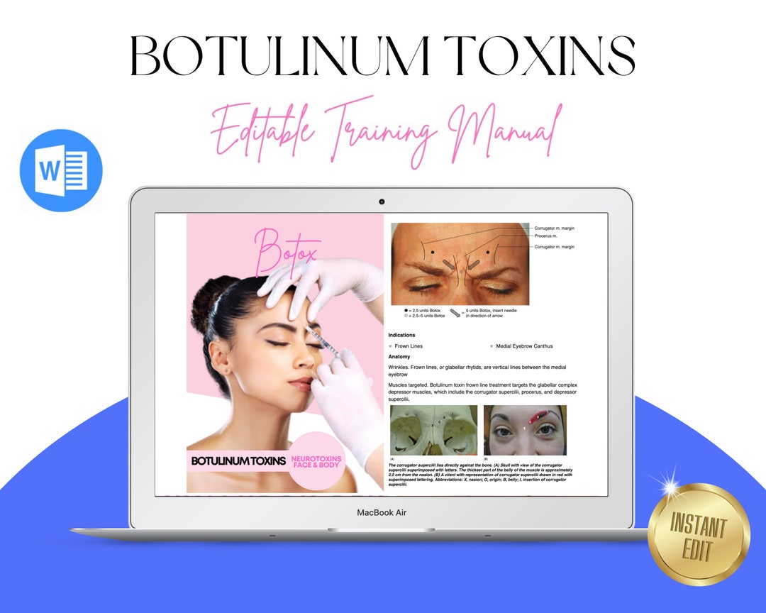 Botox Training Manual, Botulinum Toxins, Neurotoxins, Advanced Training ...
