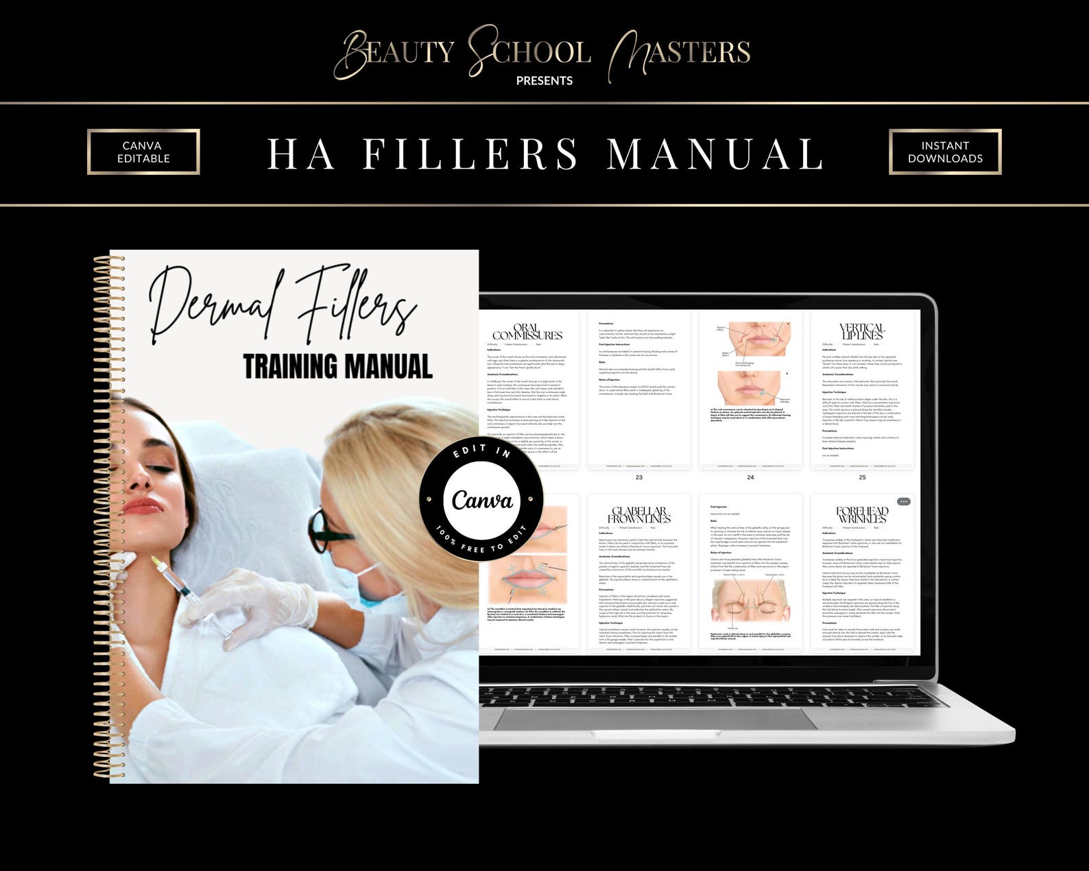 Botox & HA Fillers Training Manuals, Cosmetic Injections Training ...