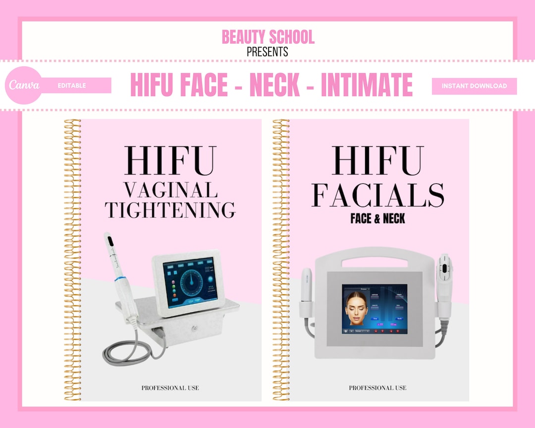 HIFU Training Manuals, HIFU Machines Guide, Skin Tightening, Face, Neck ...
