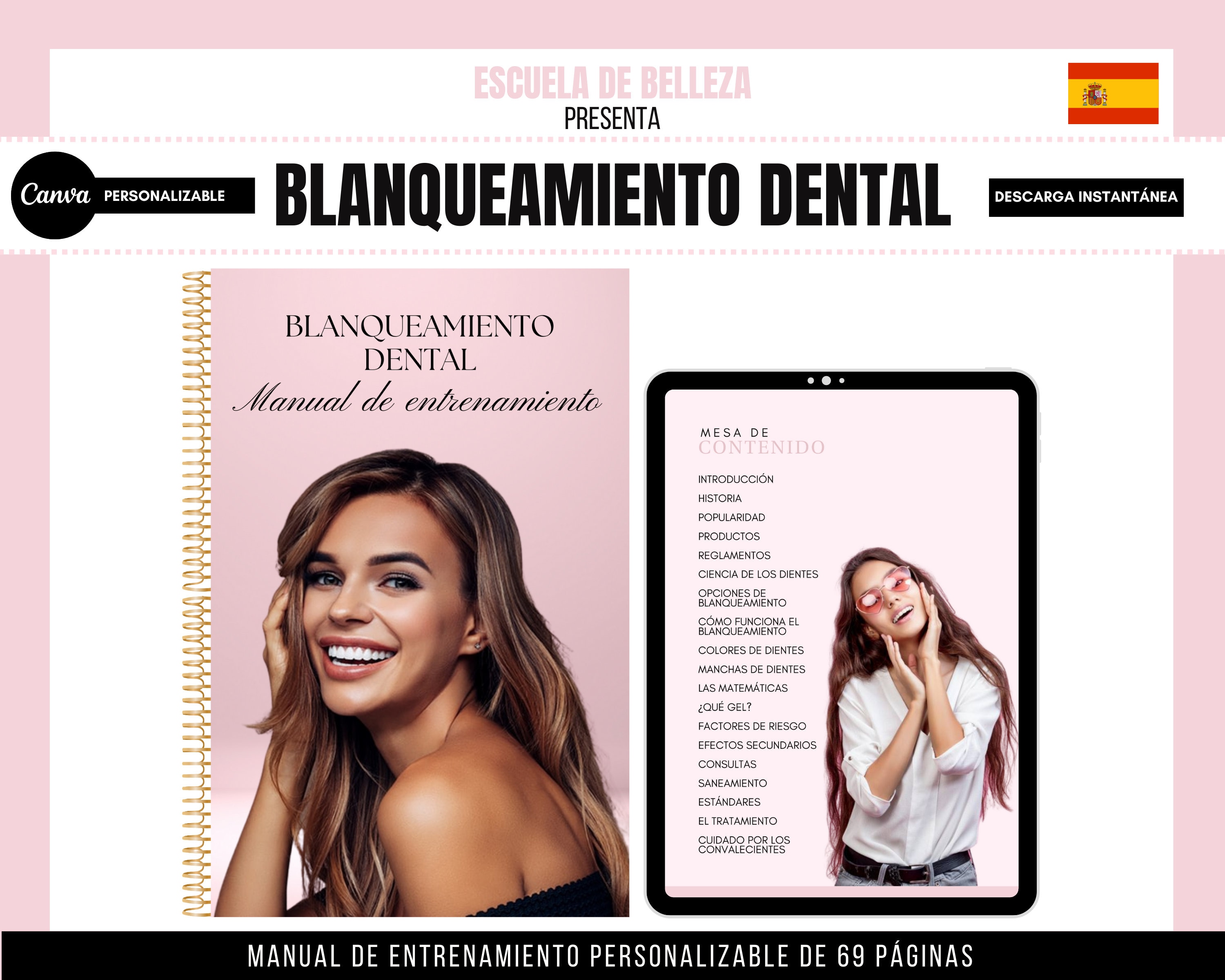 Spanish Tooth Whitening Training Manual, Teeth Whitening Training ...