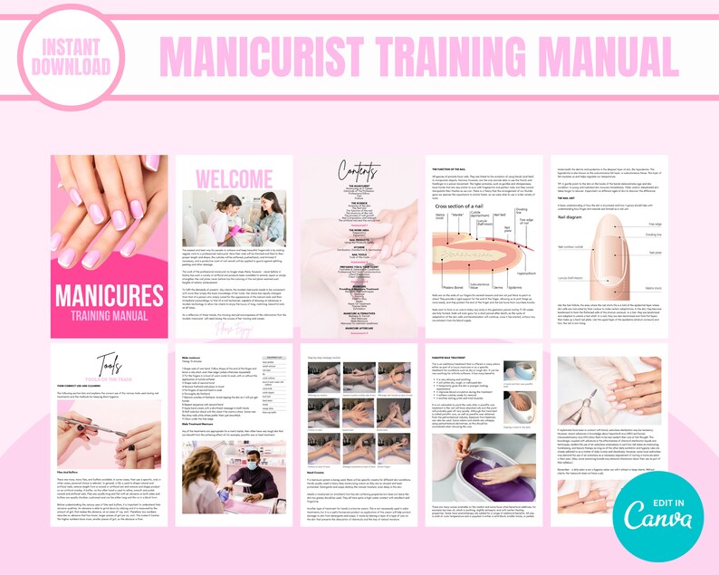Manicures, Pedicures, Training Manuals, PDF, Ebooks, Nail Technician ...