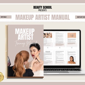 MUA Manual, Makeup Training Manual, Makeup Artist Training Guide ...