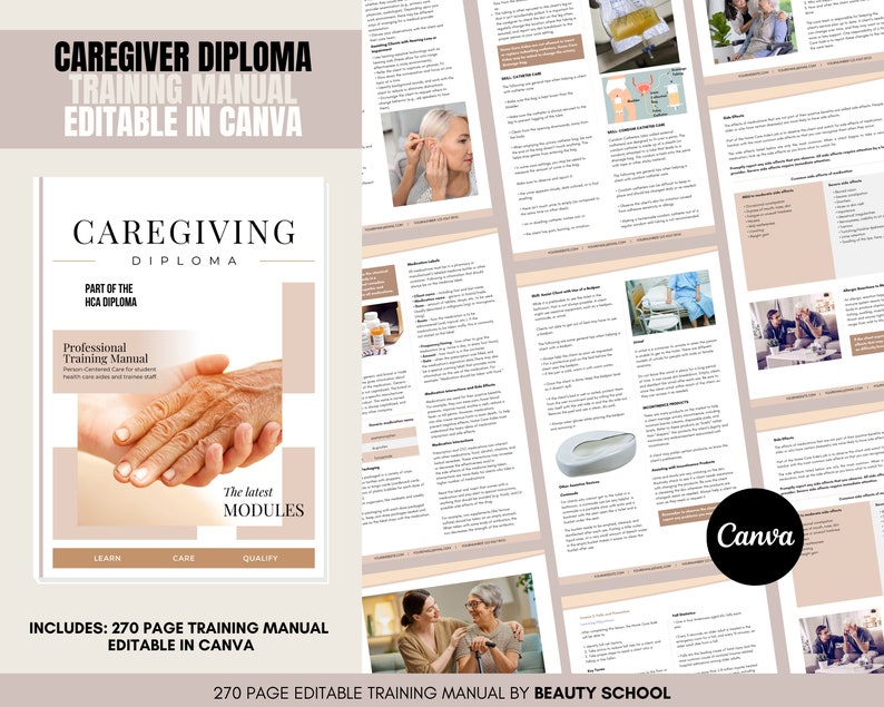 Diploma in Caregiving Manual, Introduction to Caregiving, Home Care ...