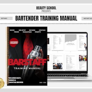 Bartender Training Manual, Bar Staff, Standard Operating Procedures for Employees, Employee ...