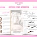 Editable Microblading Strokes Practice, Brow Hair, Transition Patterns, Student Workbook, Brow ...