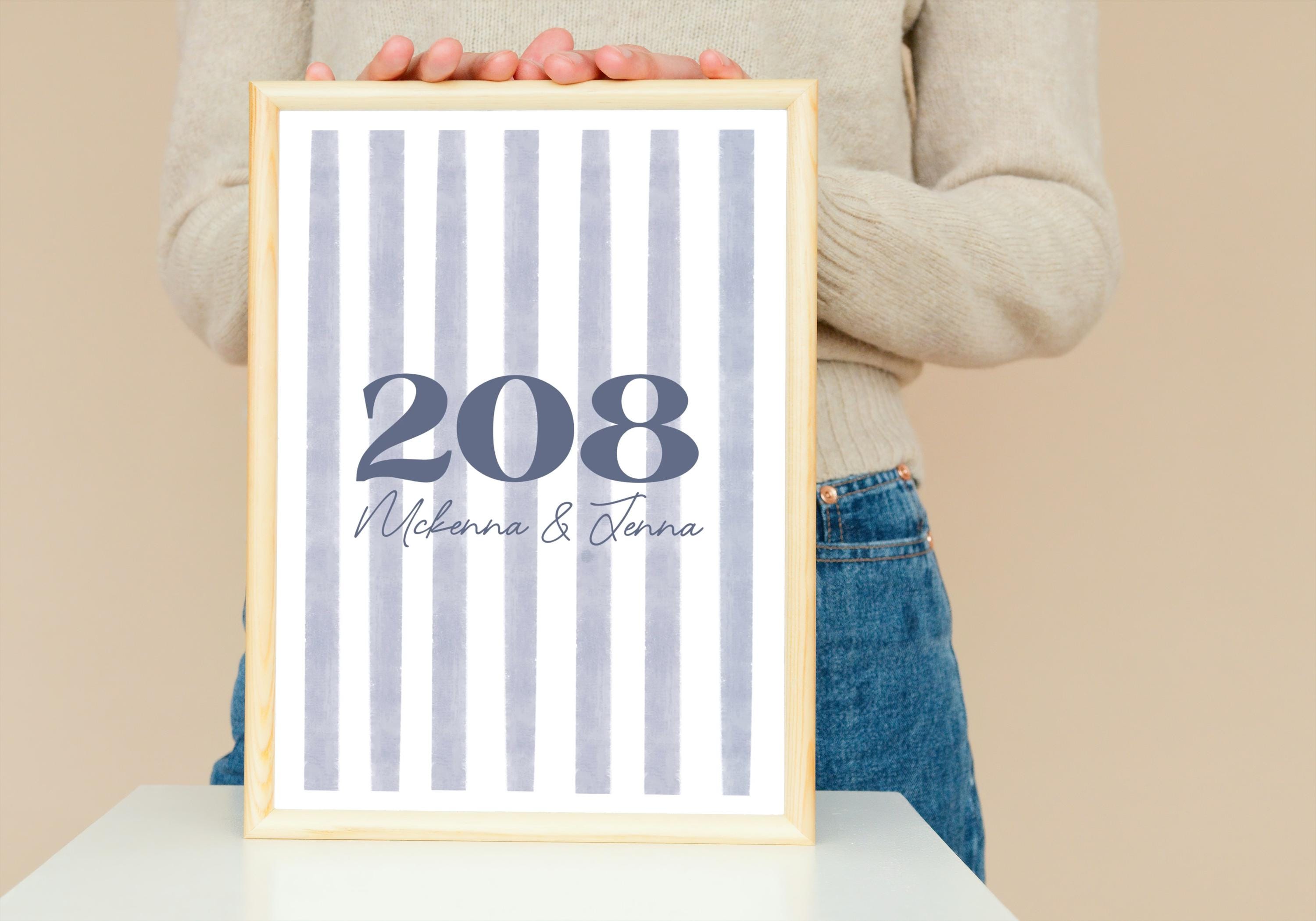 Custom Dorm Room Sign, Dorm Room Sign, College Roommate Gift, Roommate ...