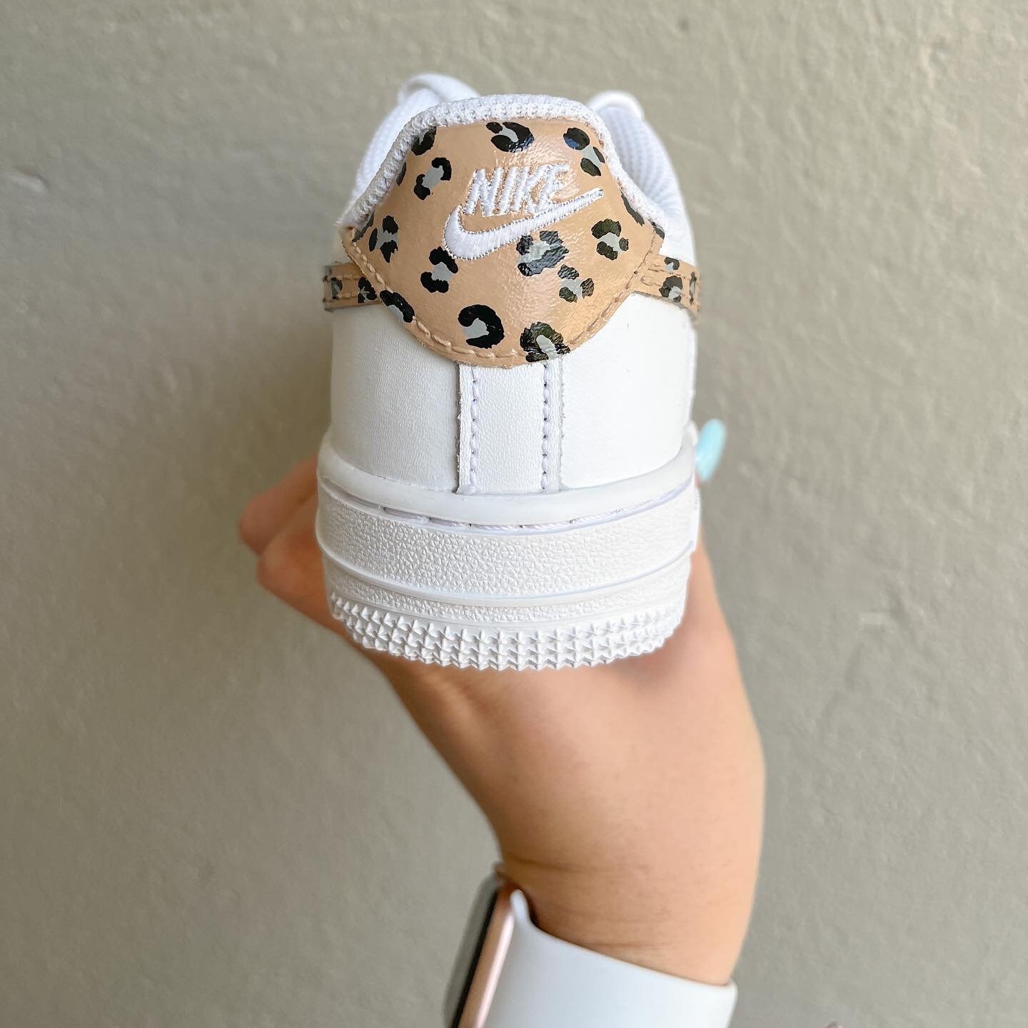 Cheetah Print Air Force 1, Cheetah Custom Sneakers, Trendy Shoes for ...