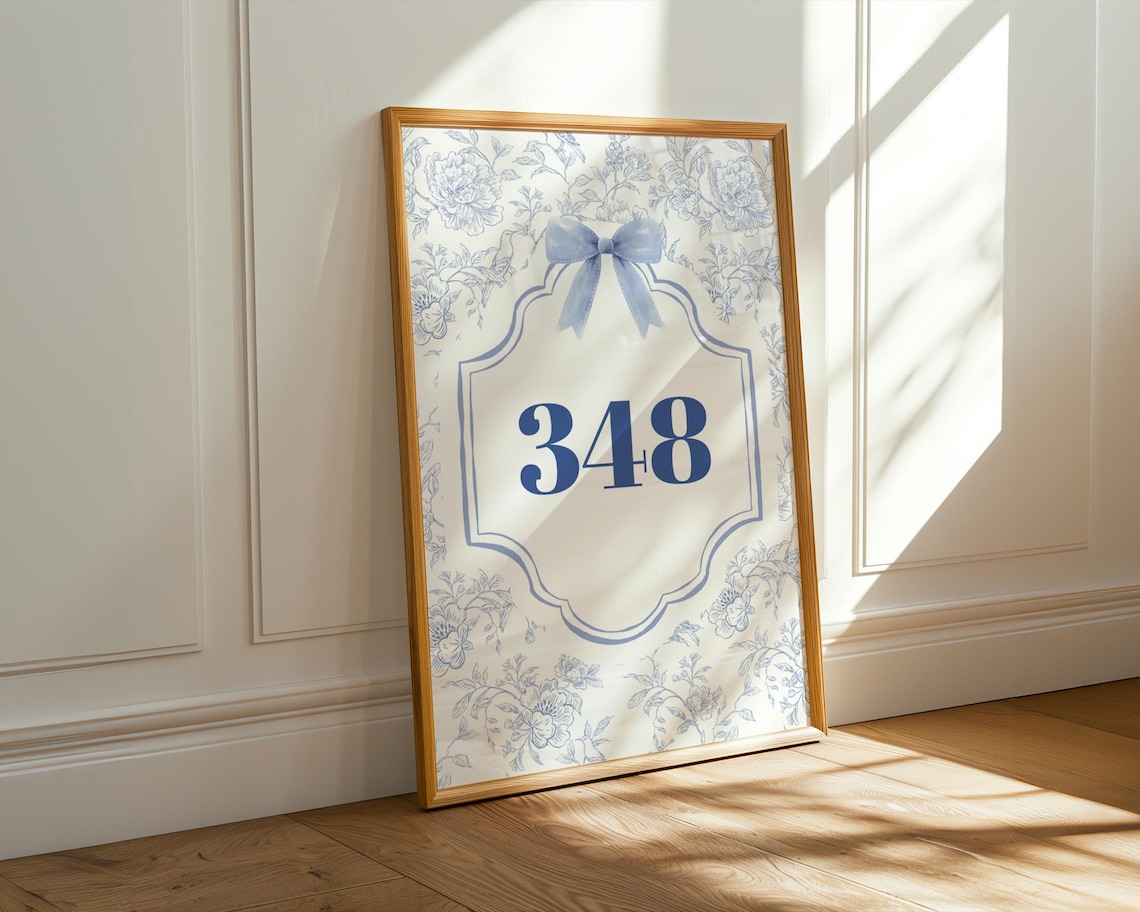 Custom Dorm Room Number Sign, Dorm Print, College Roommate Gift ...