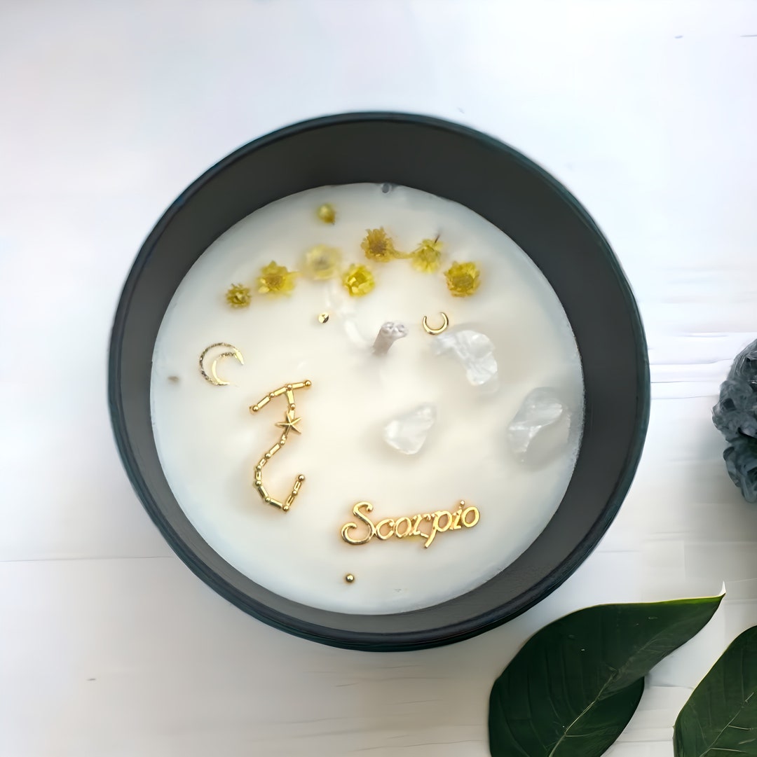 Candle Zodiac Sign Scorpio Personalized Scented Candle - Etsy