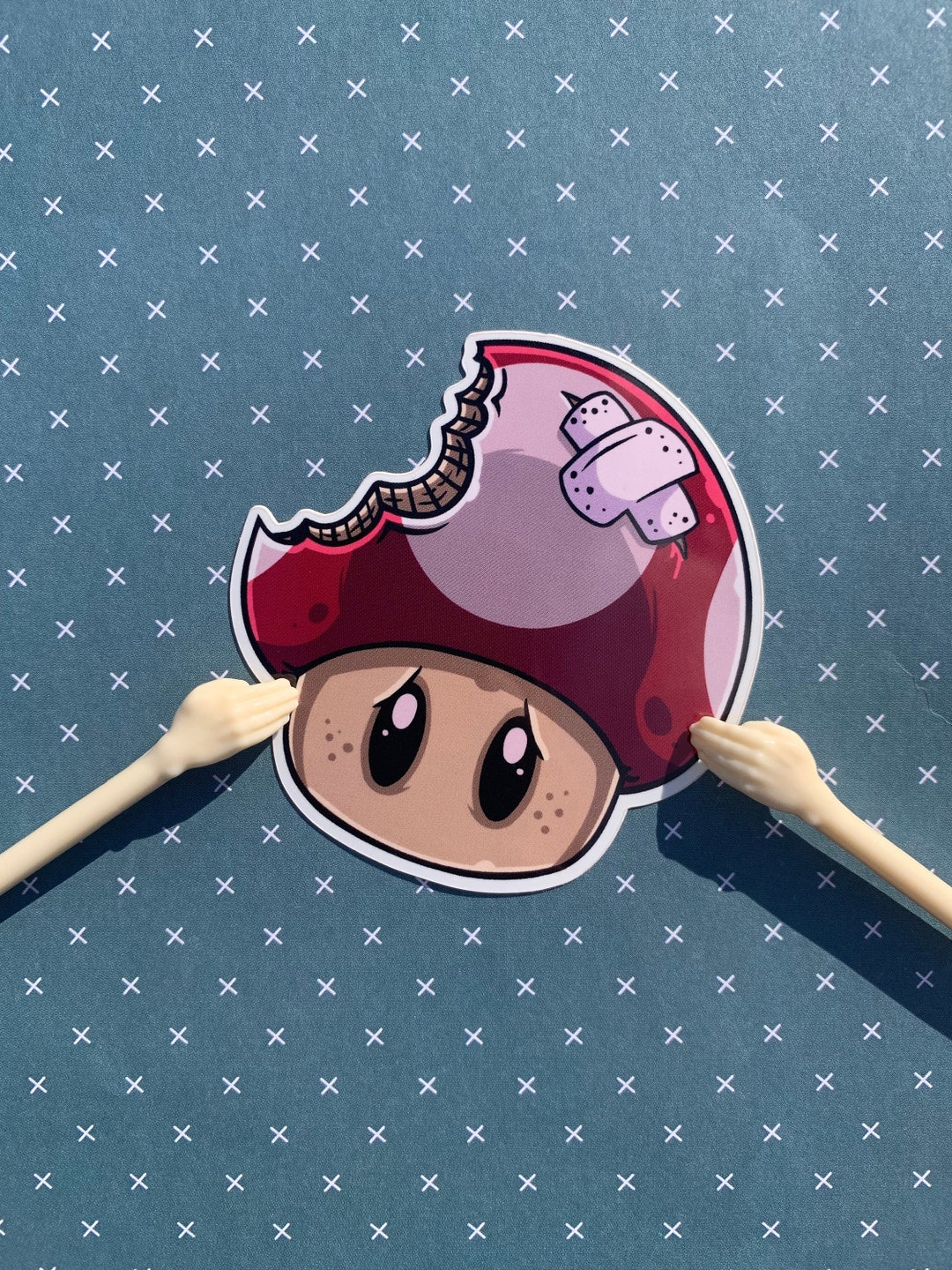 Supermushroom Vinyl Sticker | Video Game Sticker | Water Bottle Sticker ...