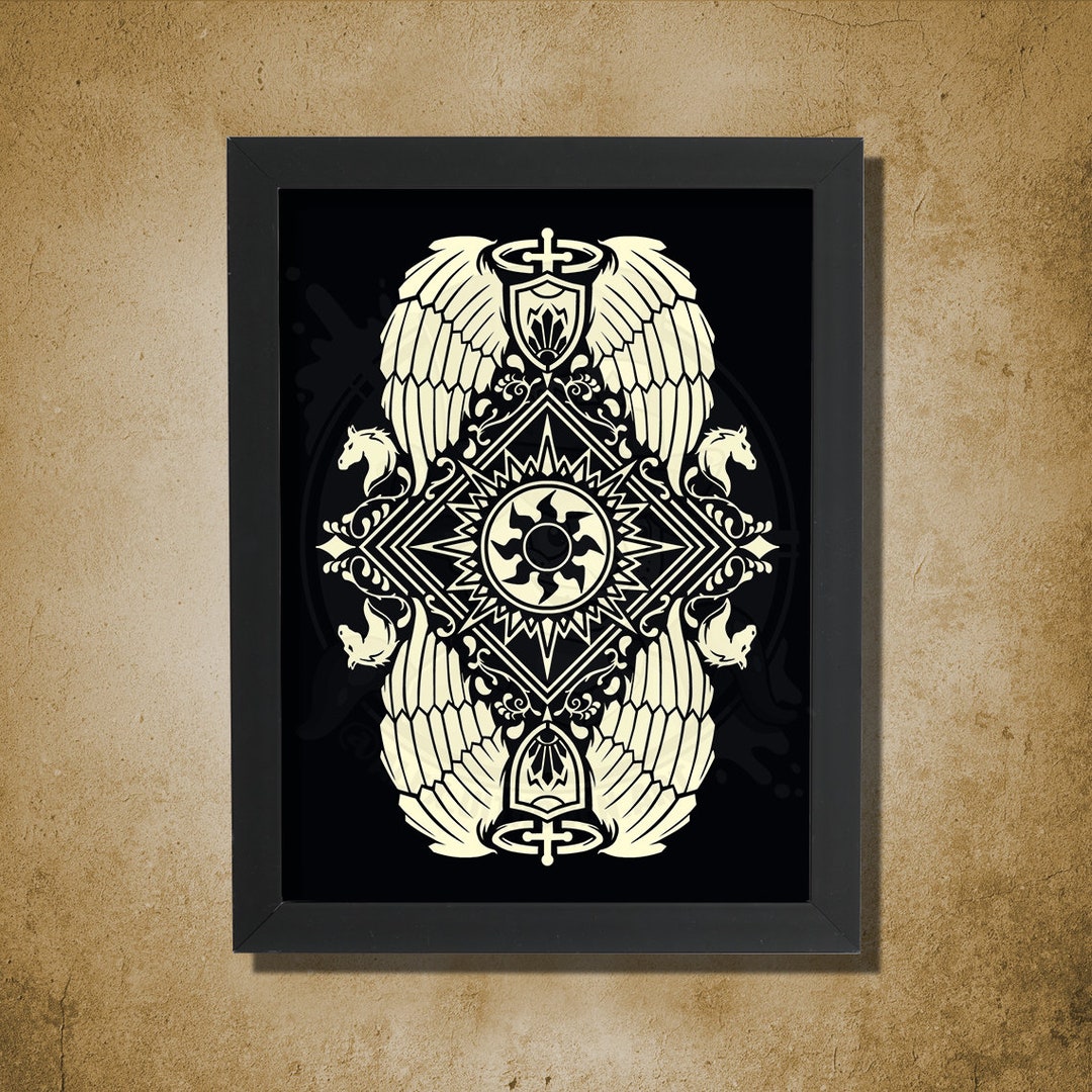 Magic the Gathering: White Mana 8x10 Print MTG Print White Mana Print ...