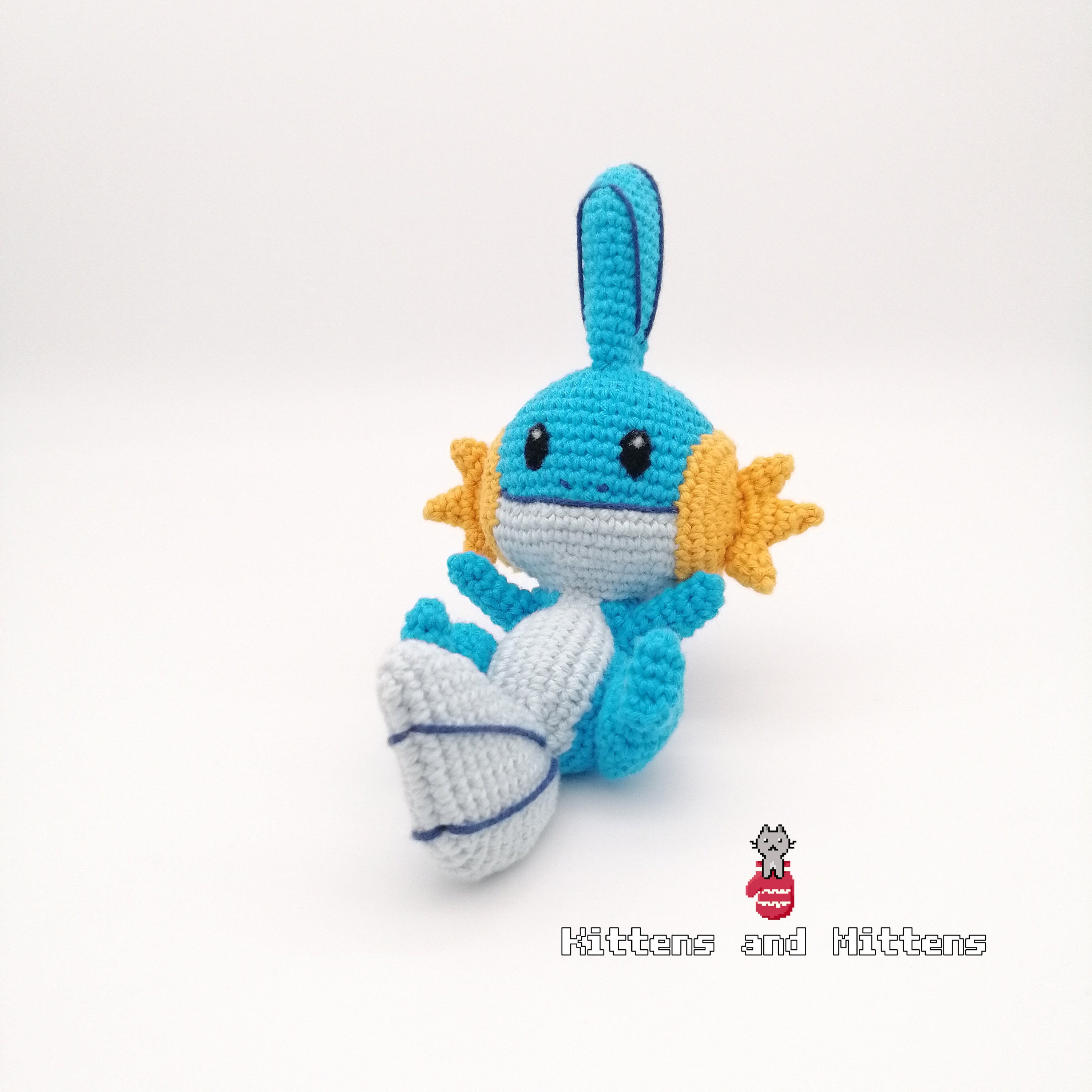 Mudkip - Pokemon Crochet Pattern (PDF in ENG / ITA) - Etsy