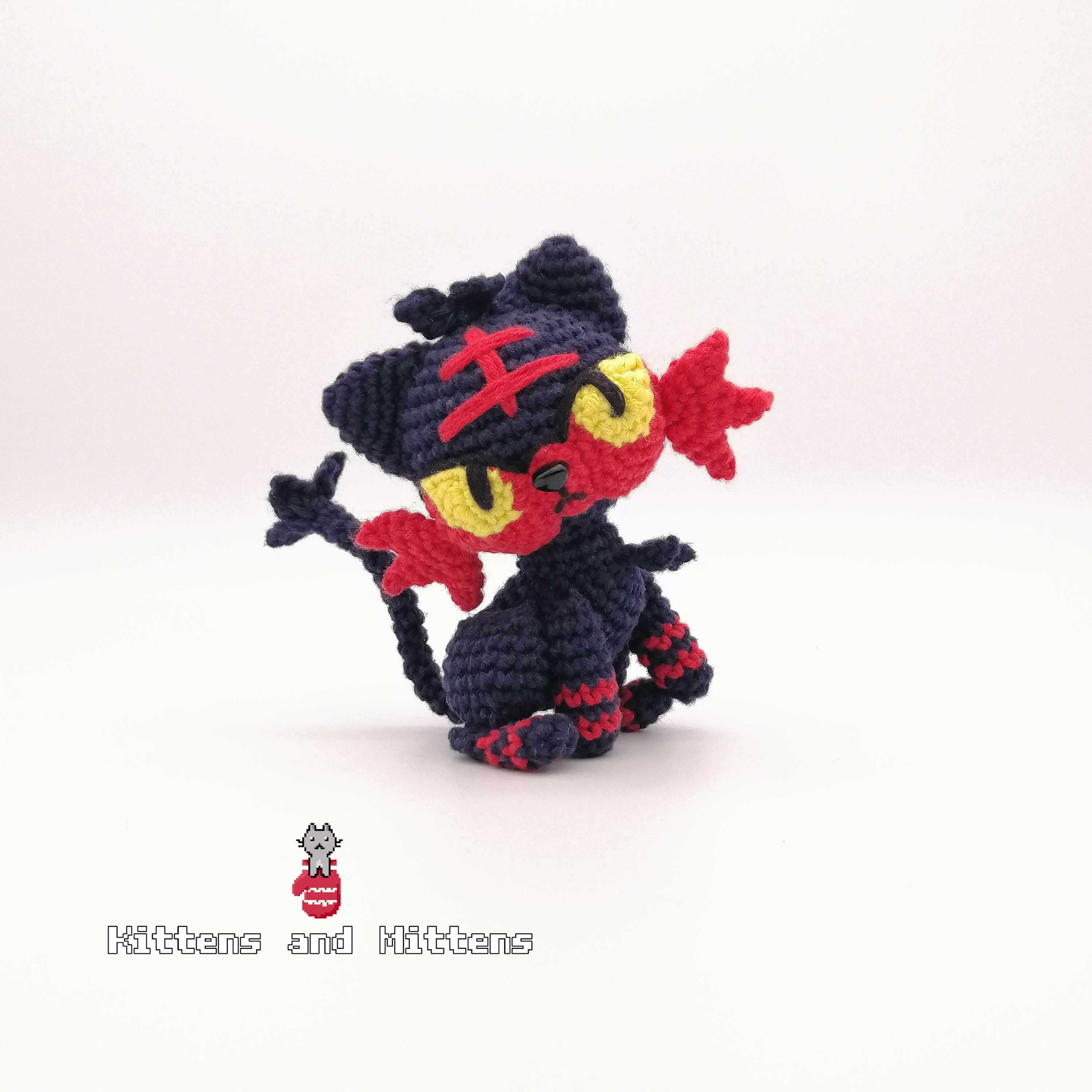 Litten - Pokemon Crochet Pattern (PDF in ENG / ITA) - Etsy