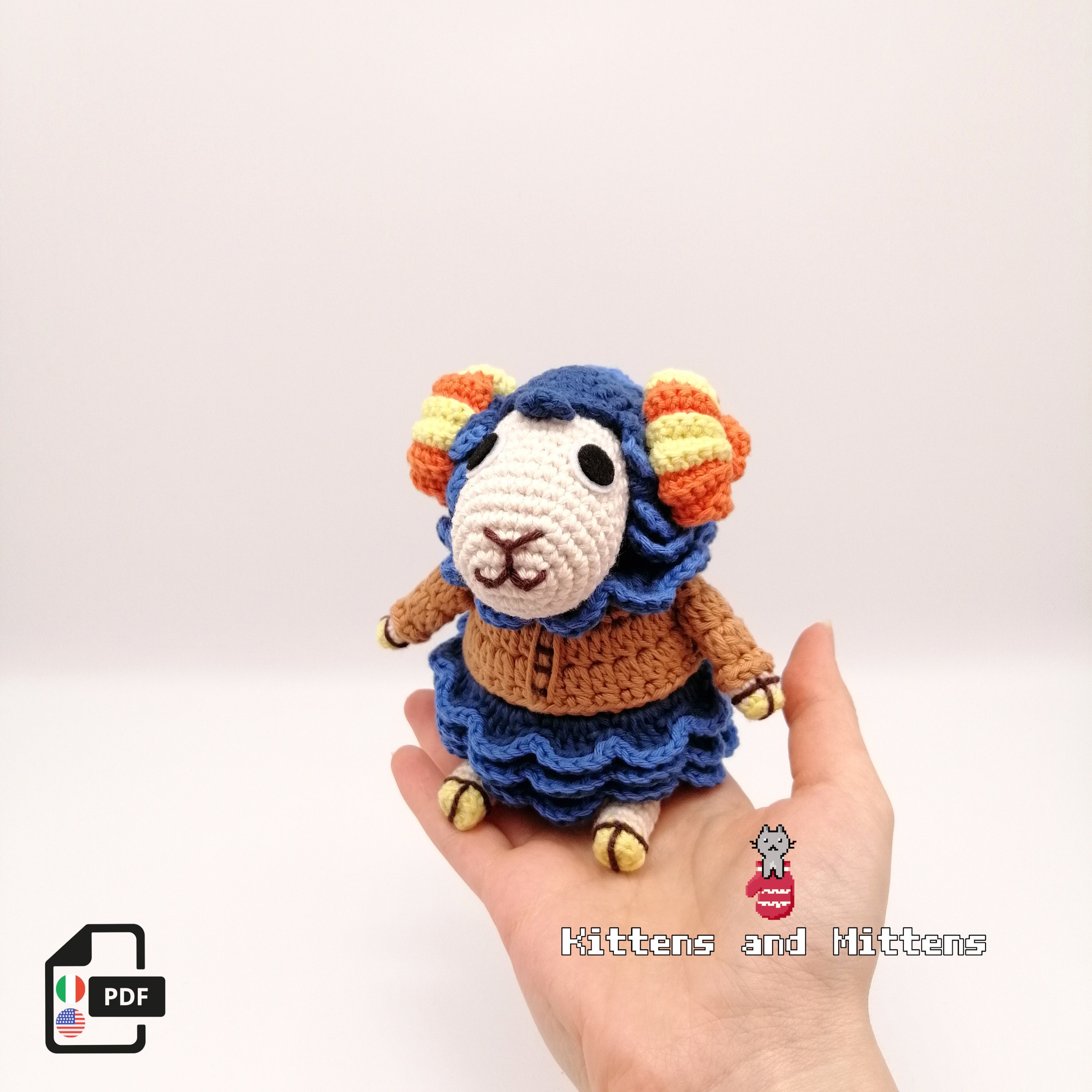 Eunice - Animal Crossing Crochet Pattern (PDF in ENG / ITA) - Etsy