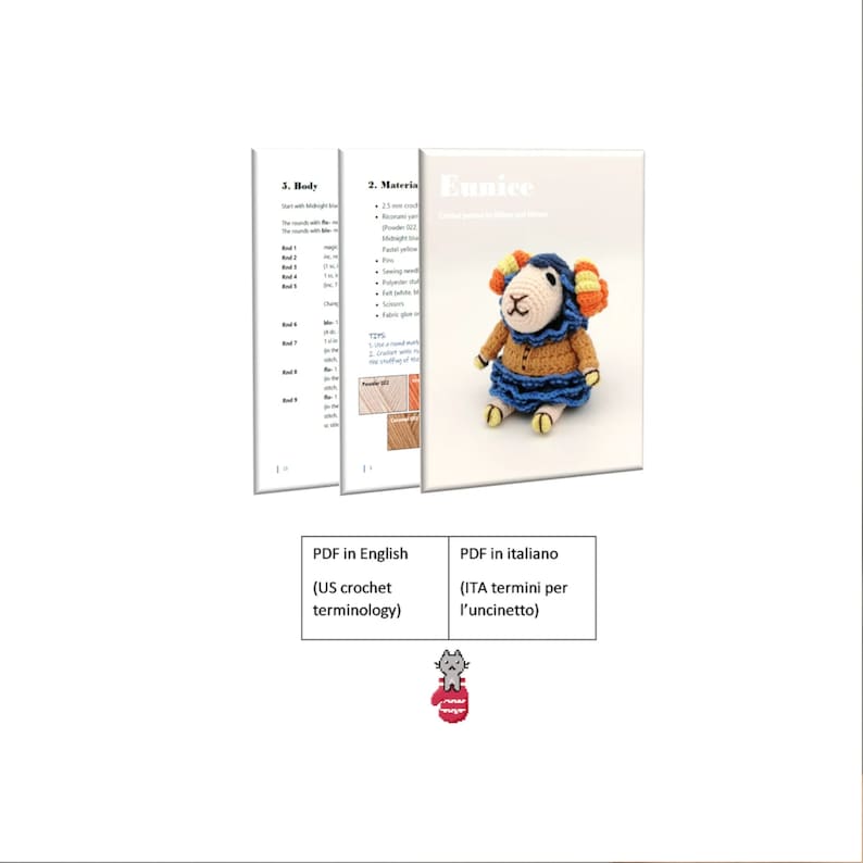 Eunice - Animal Crossing Crochet Pattern (PDF in ENG / ITA) - Etsy