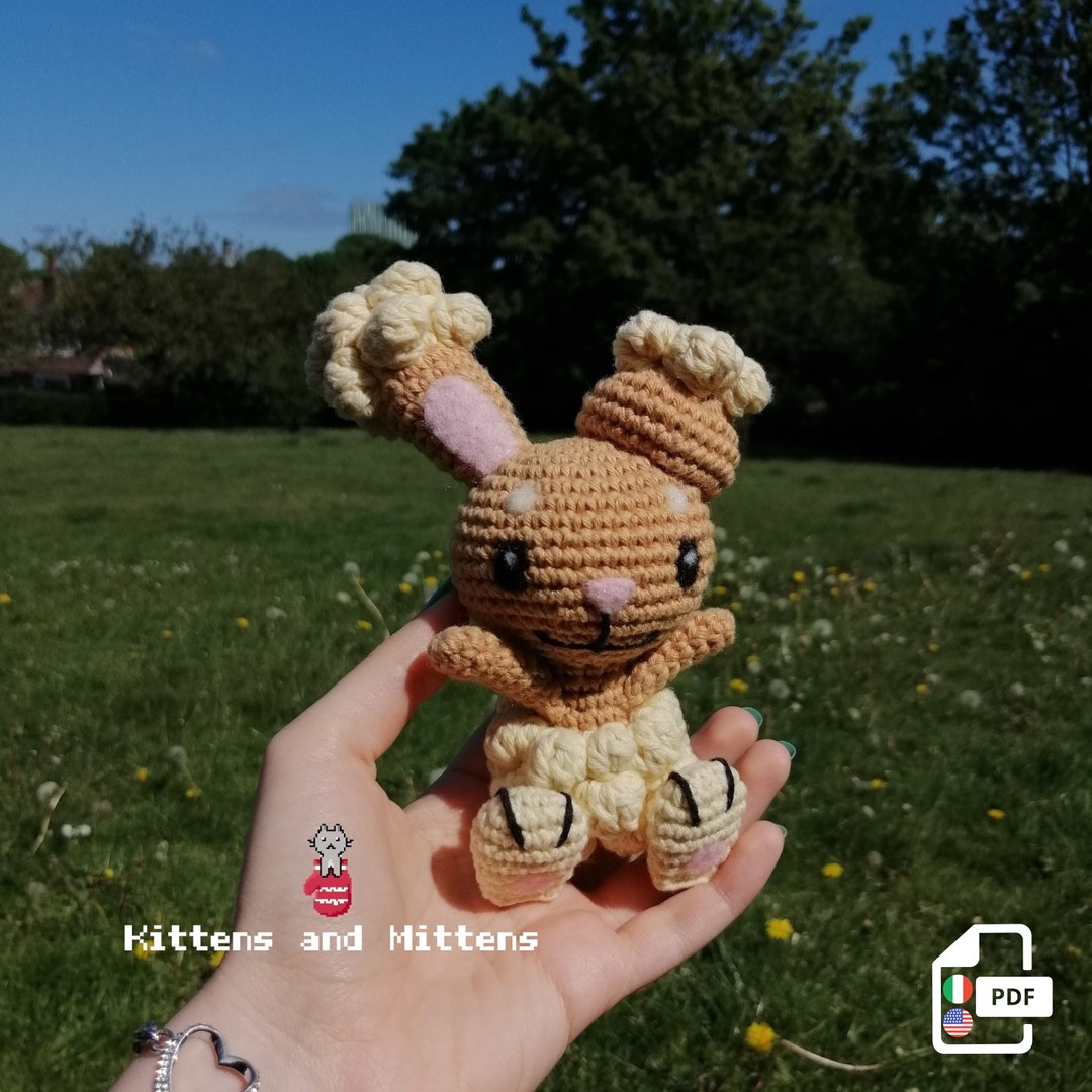 Buneary - Pokemon Crochet Pattern (PDF in ENG / ITA) - Etsy