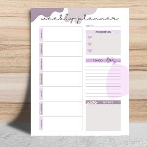 BTS Weekly Planner or To-do List Printable - 2 Versions Included ...