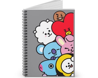 BT21 Koya Spiral Notebook BTS Notebook BT21 Journal Back to School ...