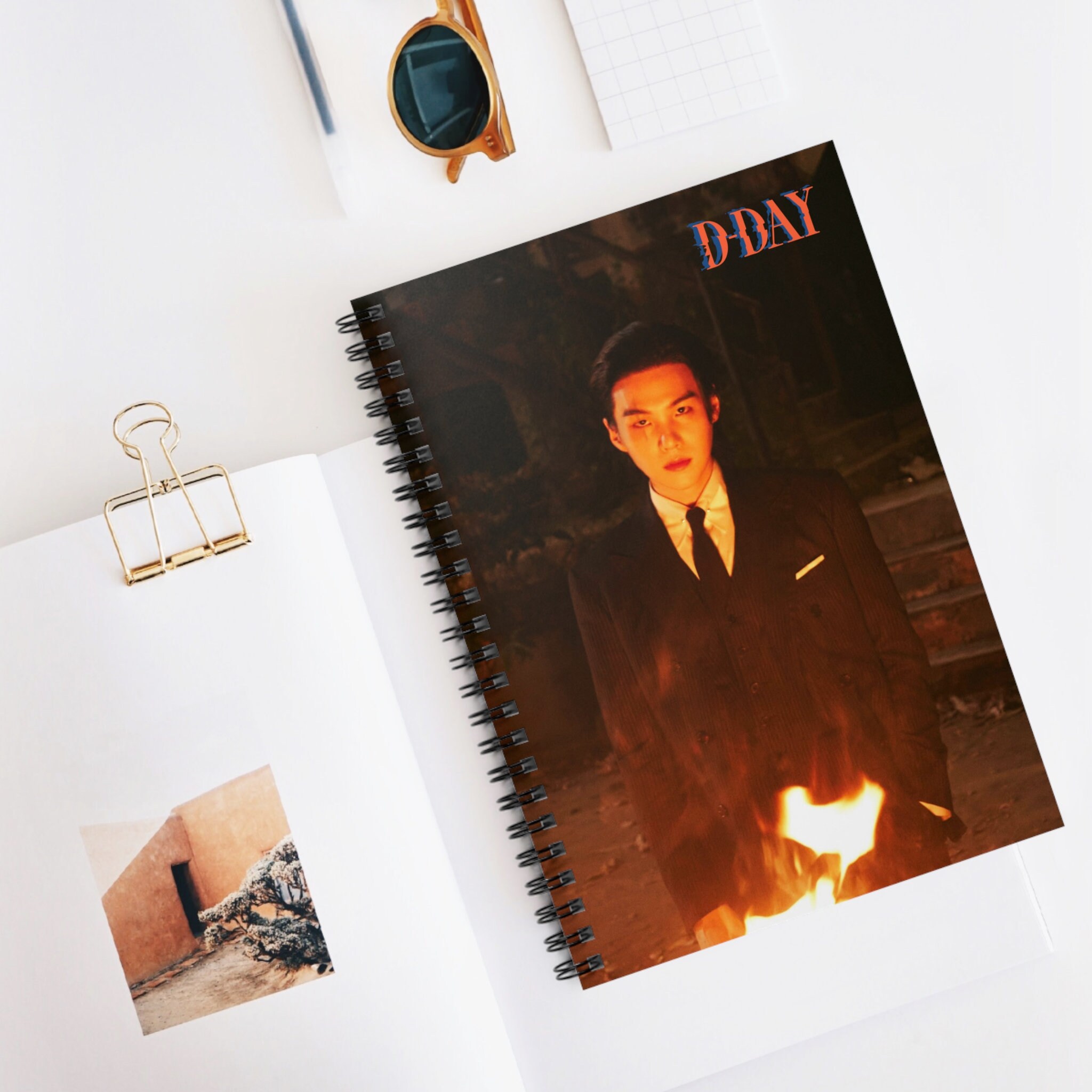 BTS Suga Agustd d-day Themed Spiral Notebook Ruled Line - Etsy