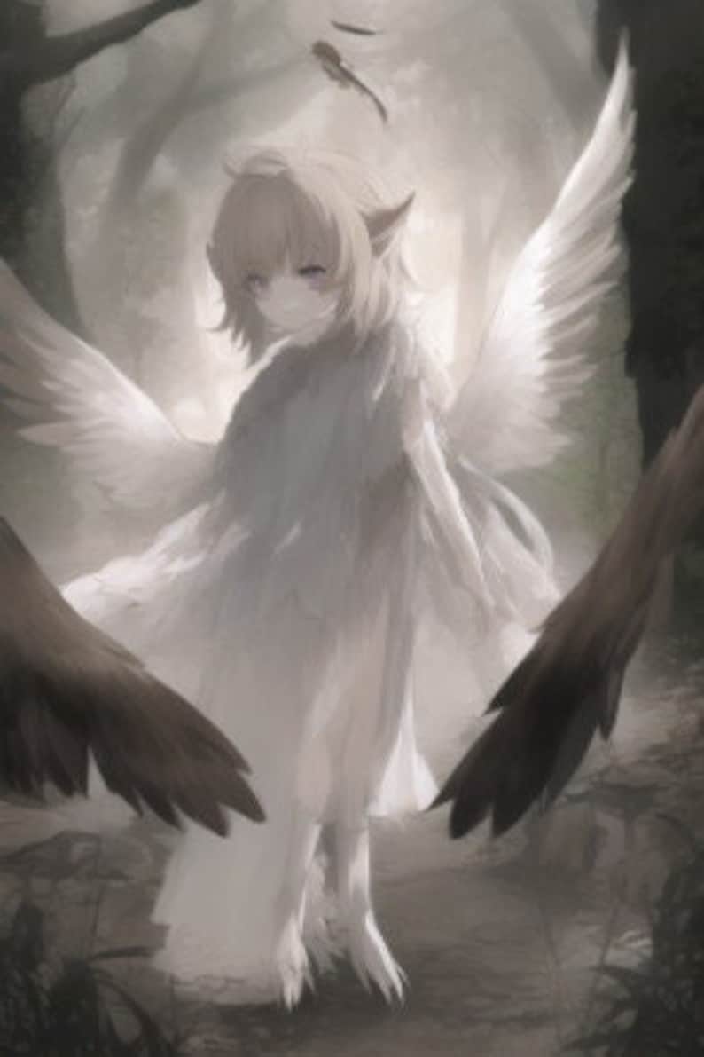 Ethereal Adoptable, Griffin/human 5 - Etsy