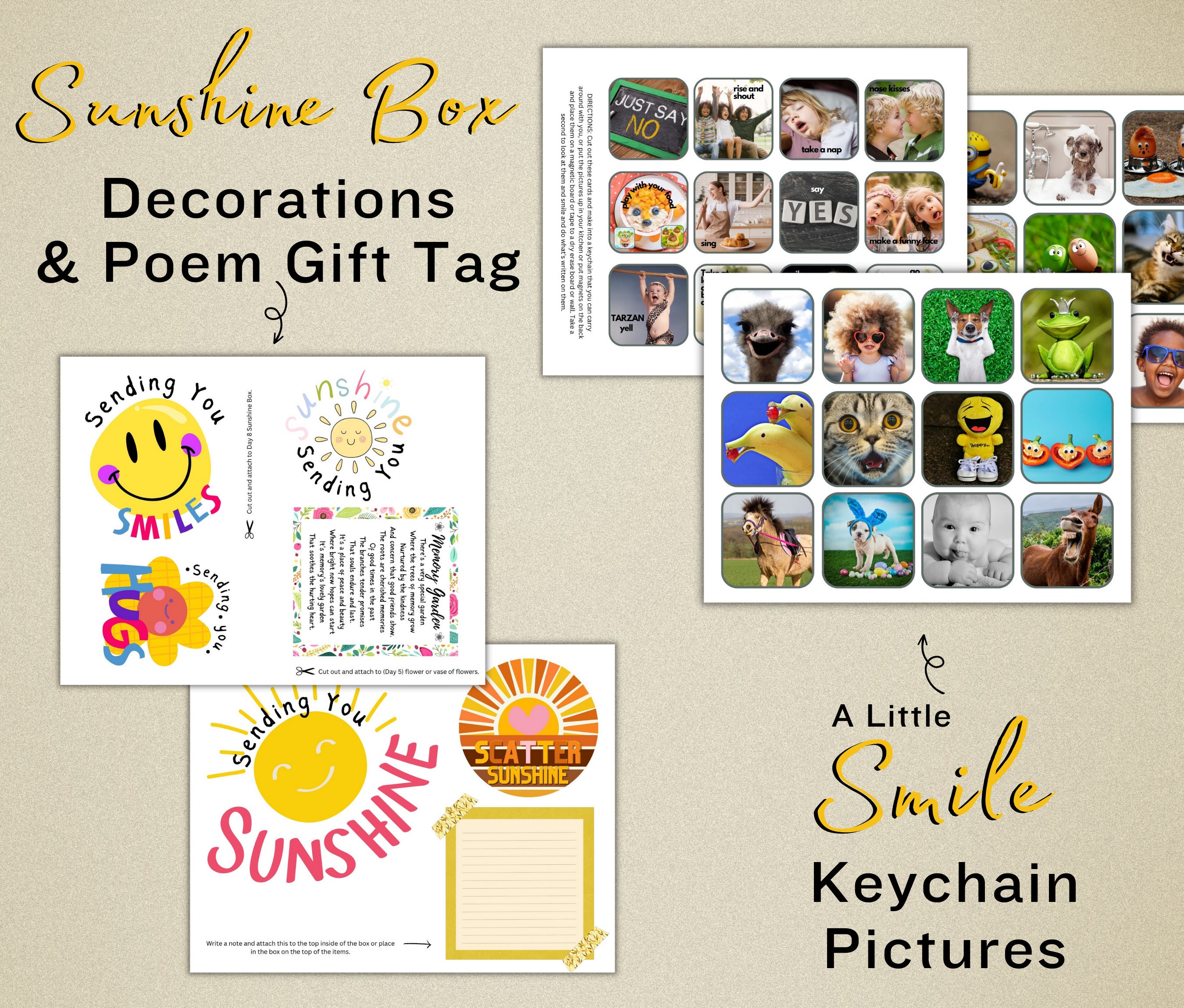 LOSS of Loved One 12 Days of Gift Tags Card Sympathy Condolence Gift ...